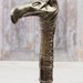 Aluminum Walking Stick Cane With Vulture Head Handle Steampunk Style ...