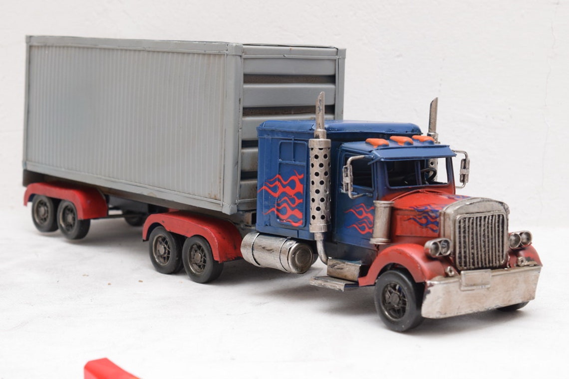 Truck TIR Container Auto Old Classic Metal Model Toy Gift Idea - Etsy