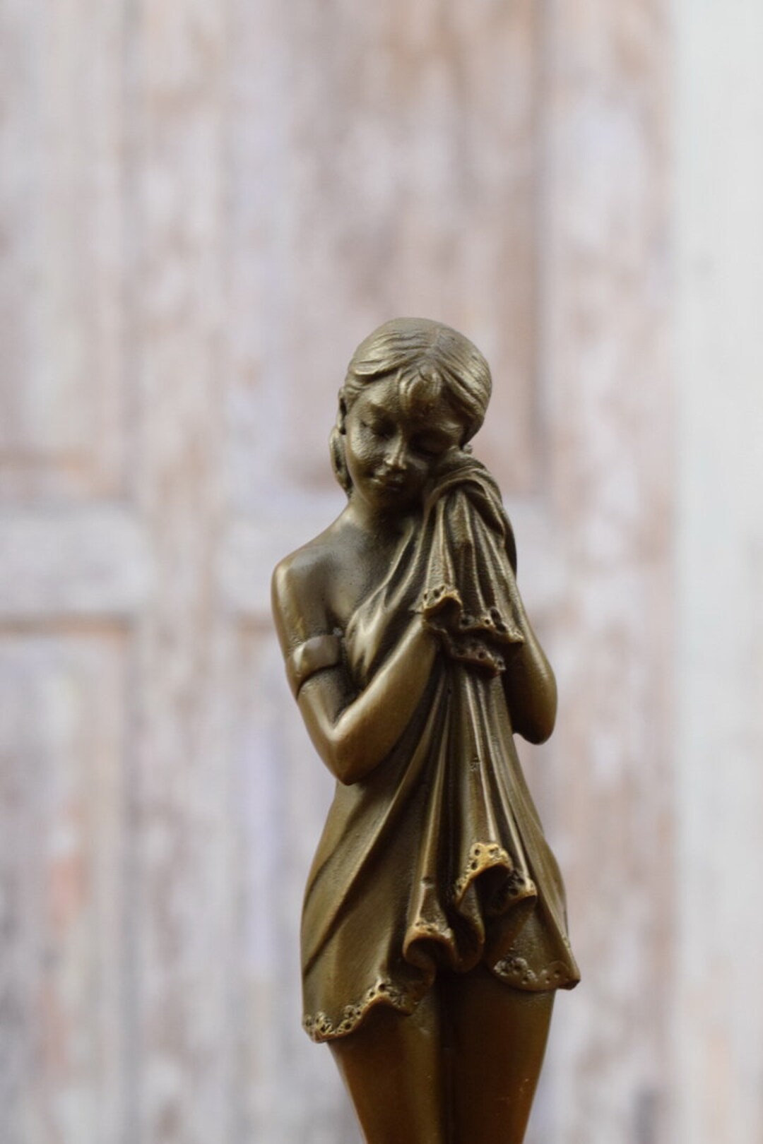 Crying Woman Statue