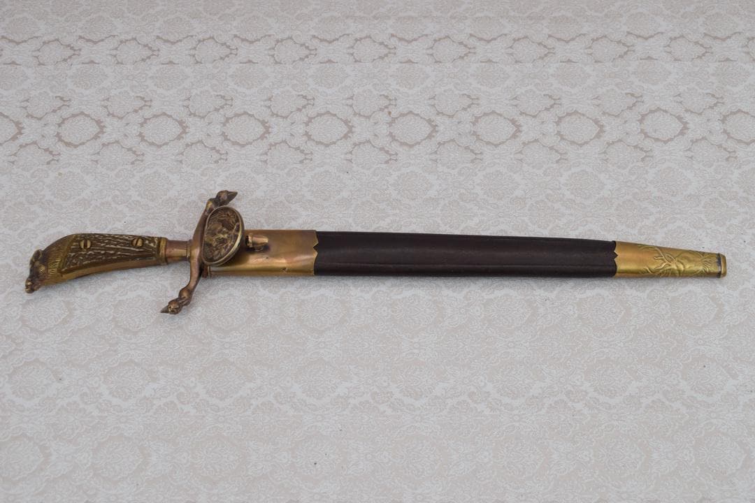 German Solingen Hunting Knife – Unique Collector’s Dagger With Boar ...