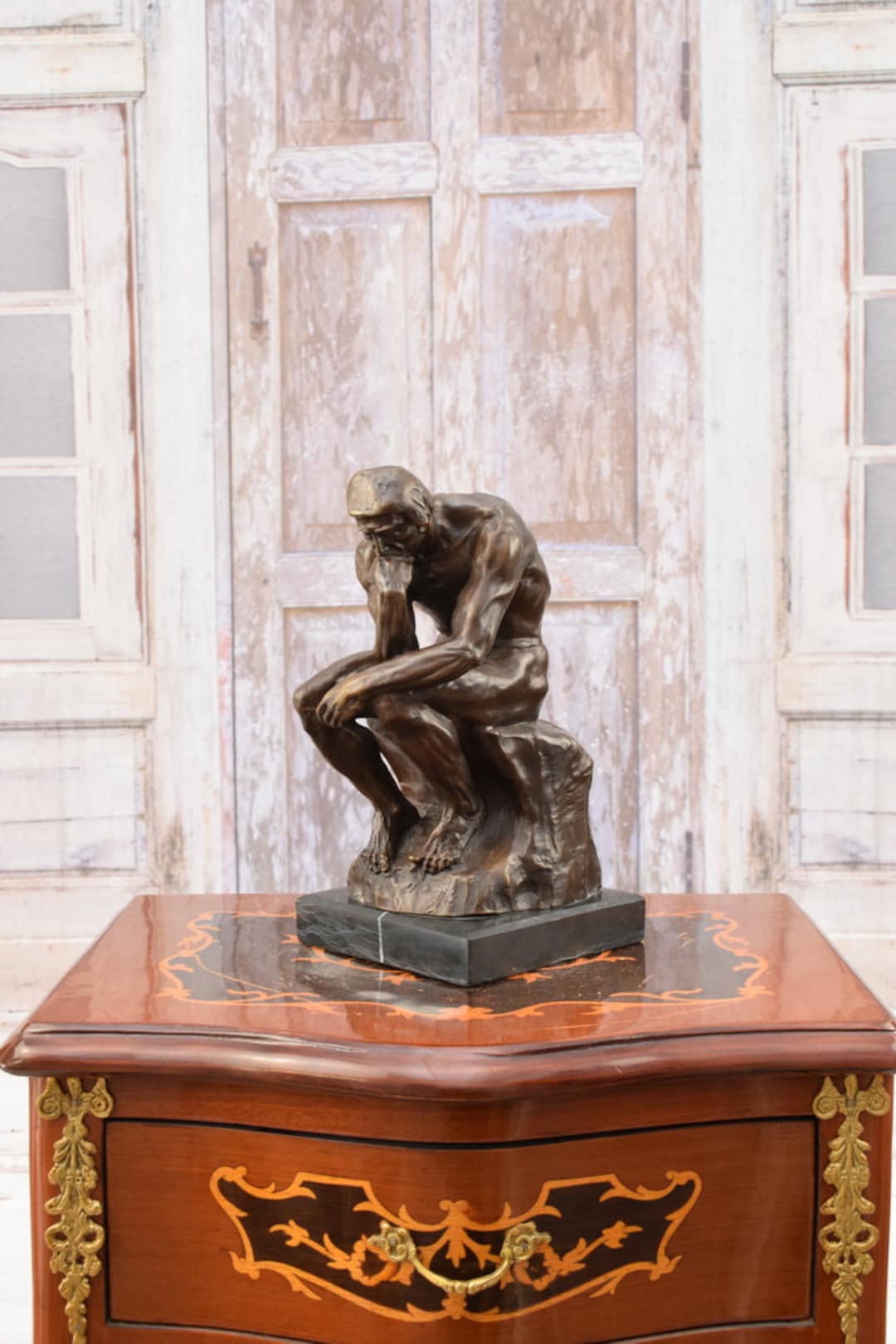 Solid and Large Thinker Auguste Rodin Bronze Statue Thinker Sculpture ...