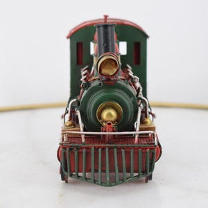 Vintage Metal Locomotive Train Model: Railway Collector Decor - Etsy