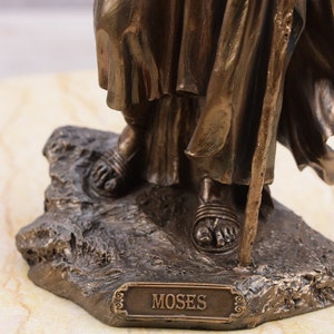 Handmade Bronze Moses Statue: Sacral Chapel Decor - Etsy