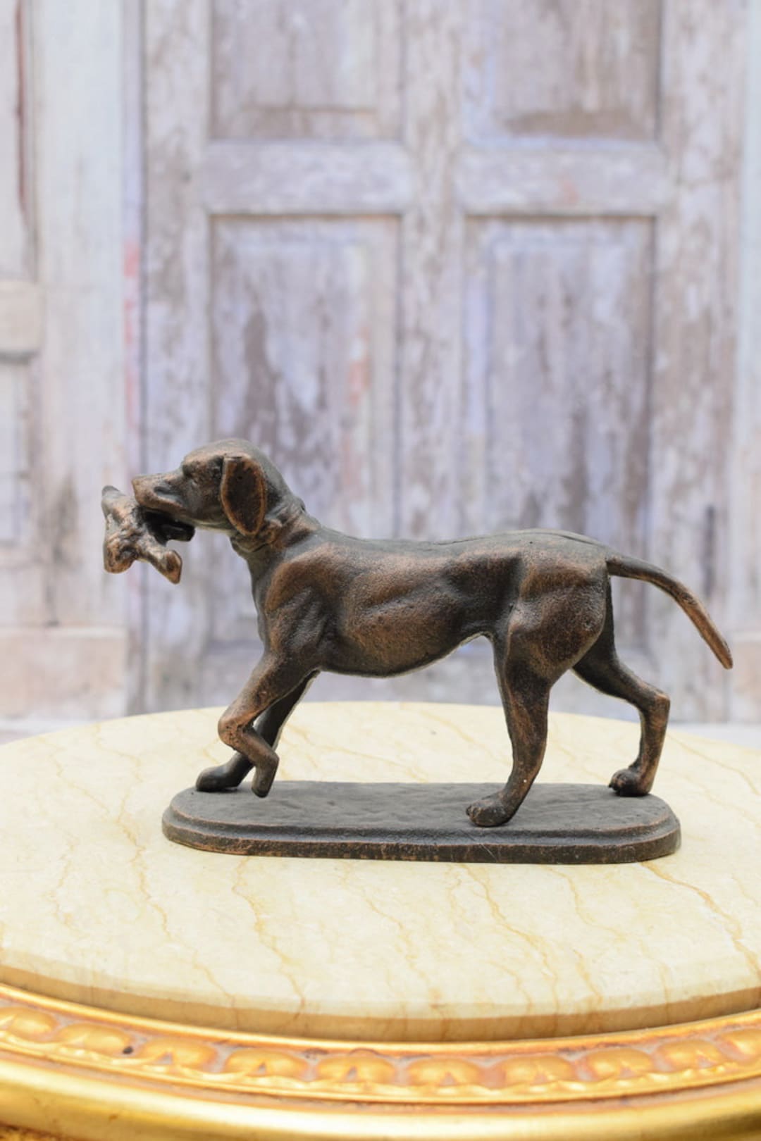Hunting Dog With Pheasant Sculpture Hunting Dog Sculpture Premium ...
