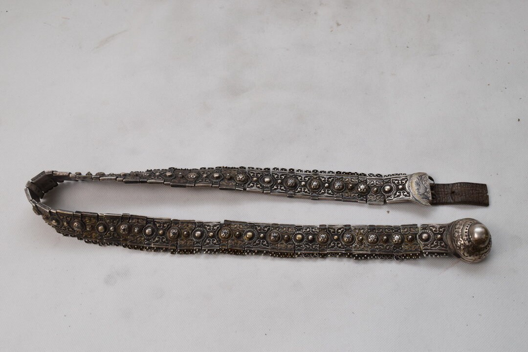 Silver Belt Tsar Imperial Russia 84 - Antique Silver Belt - Bridal Belt ...