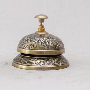 Bell Reception Brass Elegant Hotel Bell Table Bell Style Art Deco Gift ...