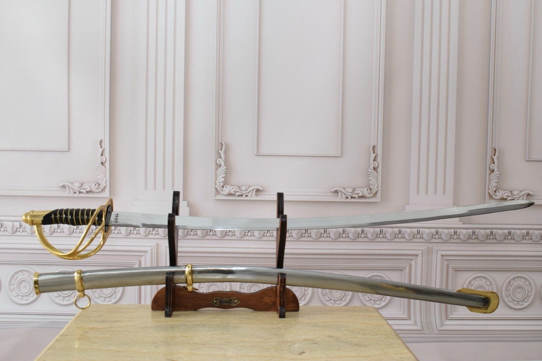 French Officers Calvary Saber With Scabbard - Solid French Saber ...