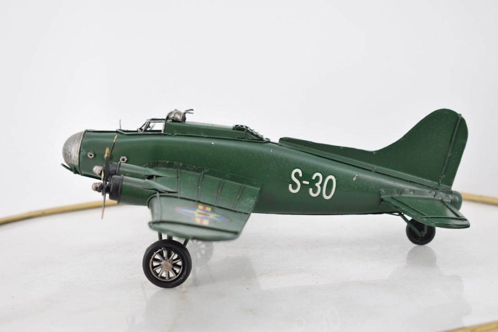 Vintage US Army Firefly Airplane Model: Metal Military Decor - Etsy