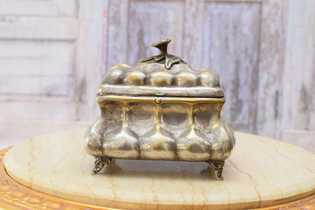 Silver-plated Sugar Box Jewish Sugar Box Unique Item Antique Luxury ...