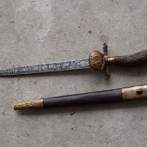German Solingen Hunting Knife Solingen Sword Hunter Unique - Etsy