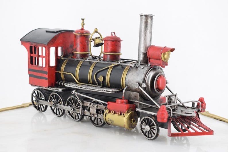 Vintage Metal Locomotive Model: Old School Train Decor - Etsy
