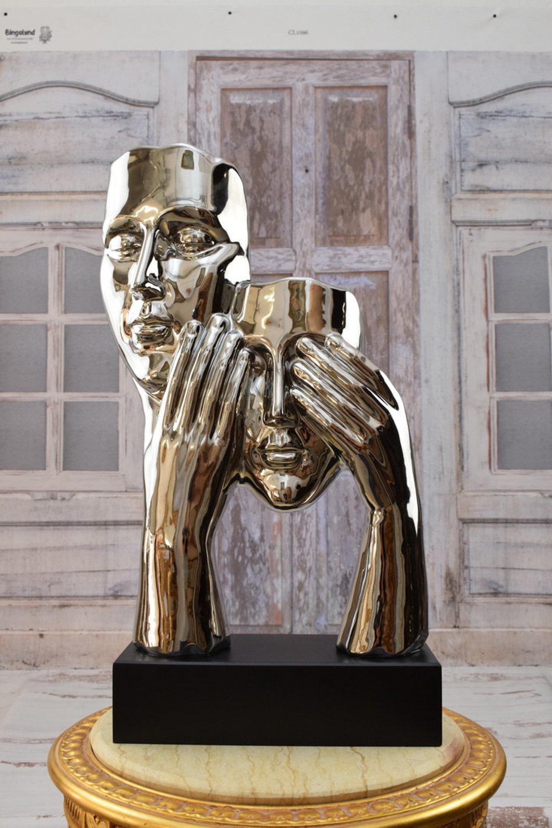 Floating Faces - Couple Art Two Faces - Blindfolded Ceramic and Metal ...