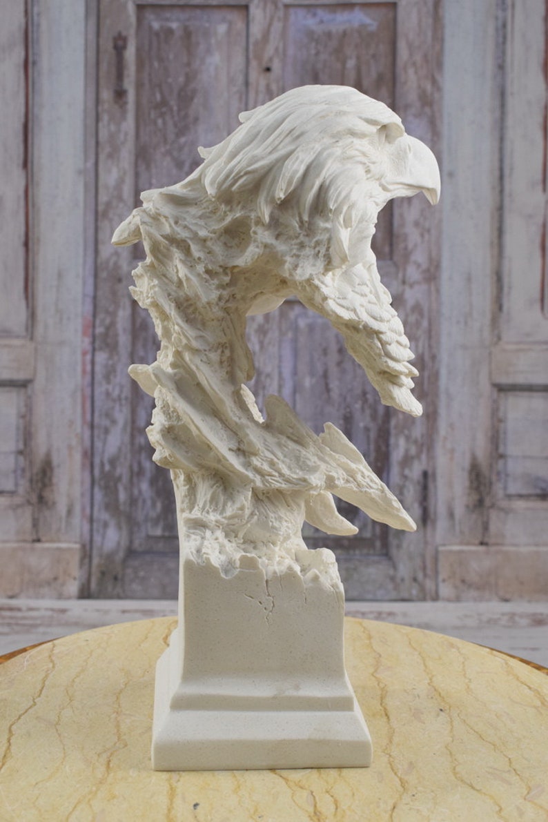 Resin Eagle Head Statue: Unique Home Decor Sculpture - Etsy
