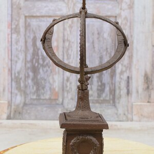 Cast Iron Sundial Garden Decor Statue Outdoor Sign Garden Sundial ...