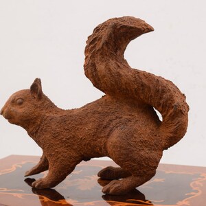 Cast Iron Amazing Squirrel Rustic Cast Iron Squirrel Amazing Garden ...