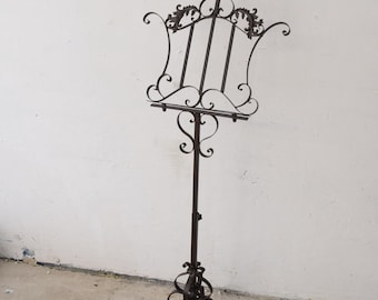 Restaurant Menu Stand and Candlesticks Book Stand in Art Deco Style ...