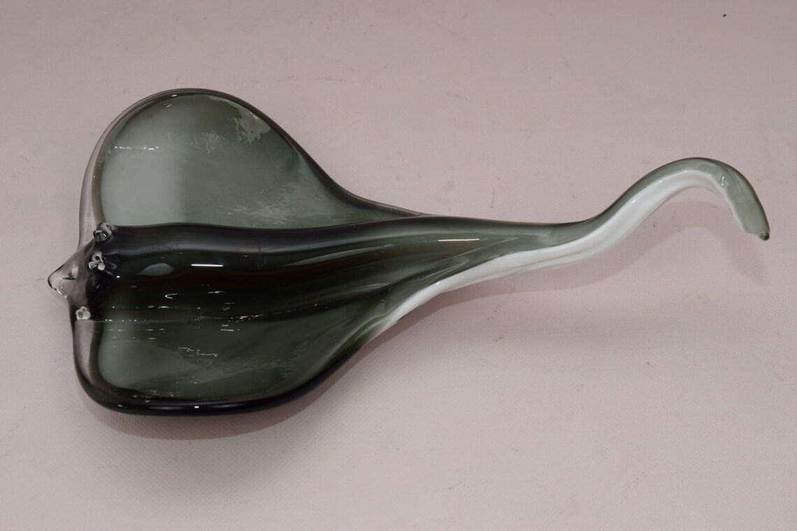 Murano Style Glass Stingray Figurine: Italian Luxury Decor - Etsy