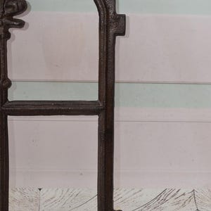 Cast Iron Window Frame With Shutters: Rustic Brown Wall Decor - Etsy