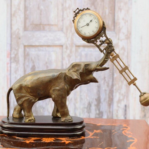 Elephant Clock - Etsy