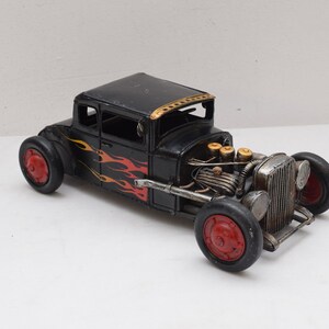Vintage Hot Rod Car Old Metal Model Toy Auto Gift Idea Old School ...