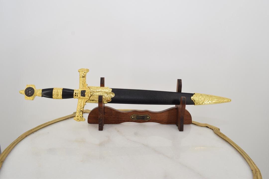 Jewish Sword – Elegant Dagger for Home Decor – Unique Judaica Collector ...