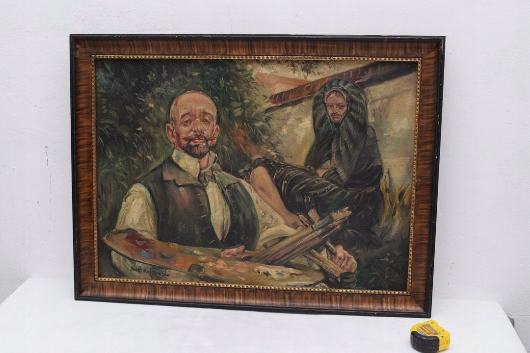 Jacek Malczewski - Old Painting Portrait the Painter - Polish Art ...