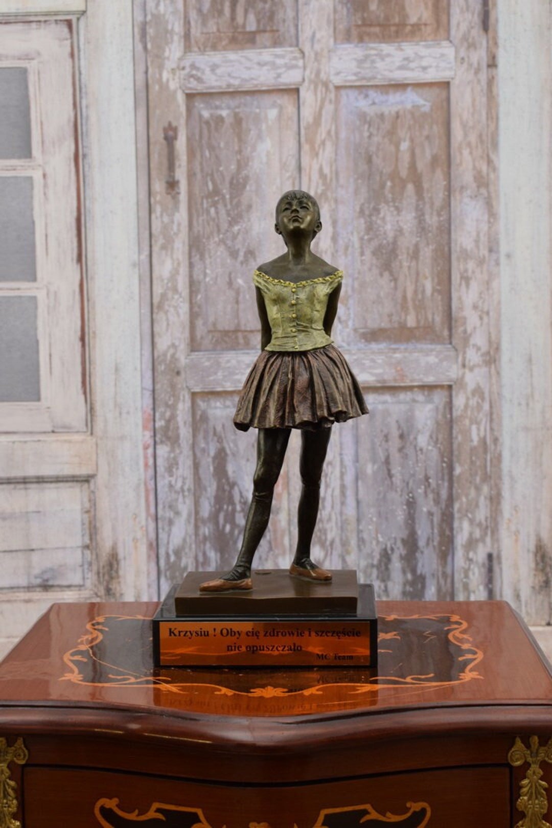 Bronze Figure – 14 Year Old Dancer Edgar Degas Style, Home Decor, Free ...