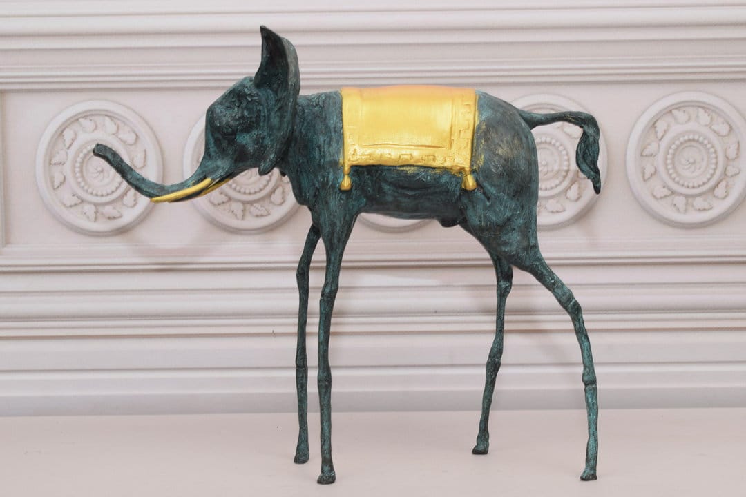 Very Rare! Statue Salvador Dali Style - Bronze Sculpture Space Elephant ...