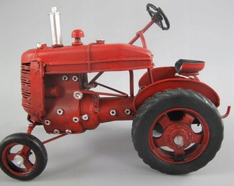 Vintage Tractor Metal Model Old Farm Tractor Vehicle Toy - Etsy