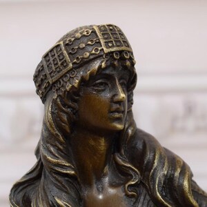 Xena Warrior Princess Bronze Statue - Vintage Bronze Figure - Woman ...