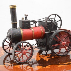 Steam Train Metal Model - Toy Metal Old School Train - Amazing Red and ...