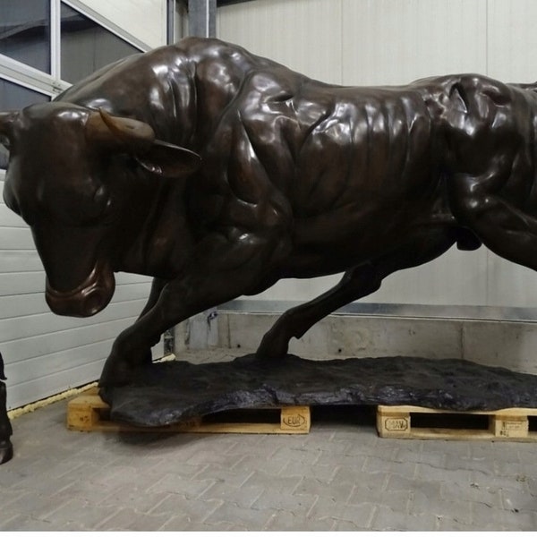 Bull Sculpture - Etsy