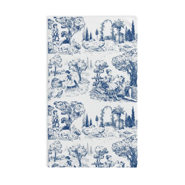 Toile Kitchen Towel - Etsy