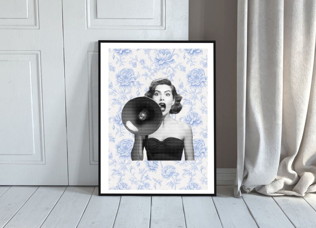 Vintage Woman Style Poster, Retro Woman Prints,shabby Chic Instant ...