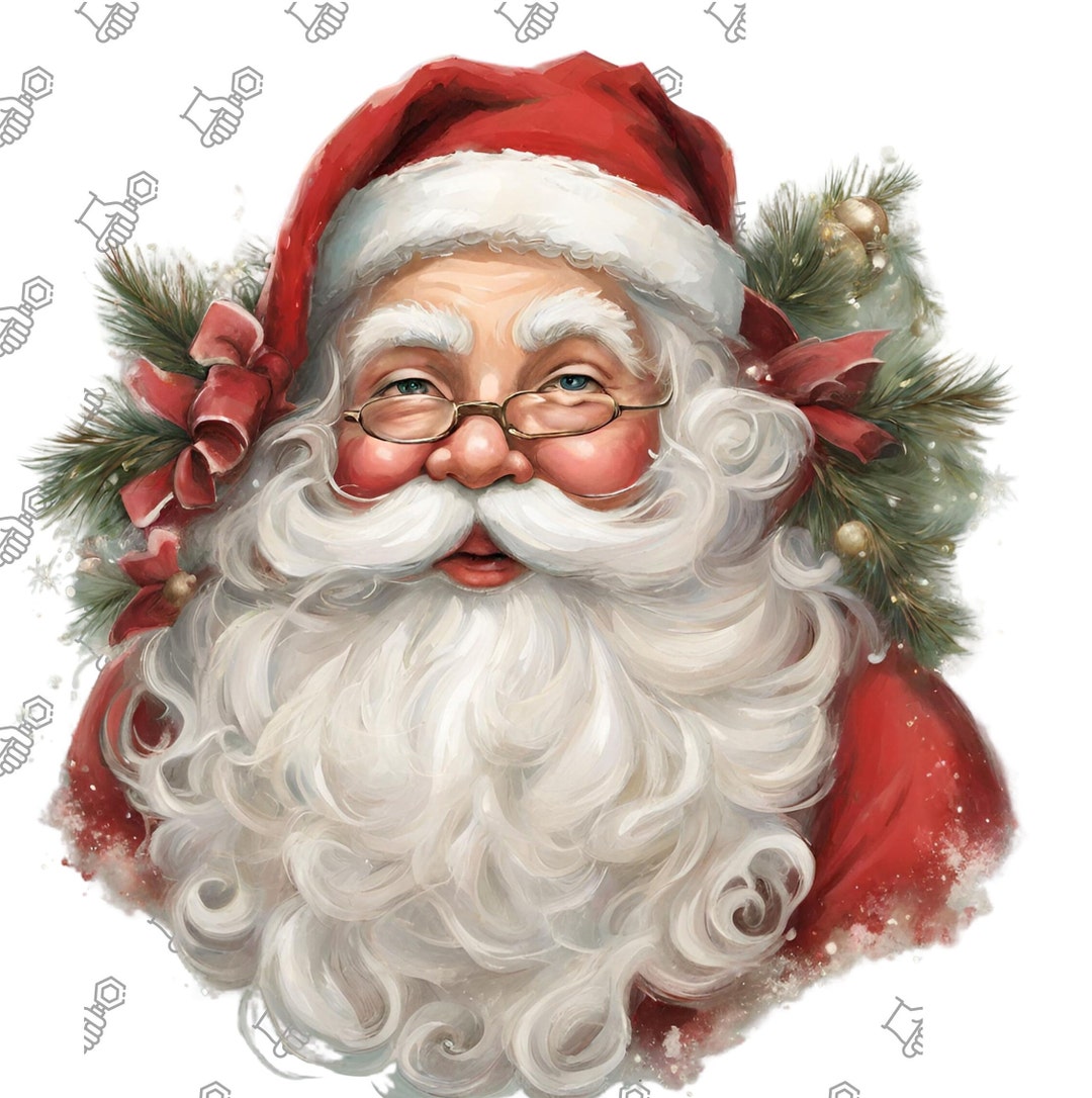 Santa PNG Sublimation, Retro Christmas PNG for Shirt, Gift Christmas ...