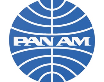 Pan Am Magnet Vintage Airline Logo Magnet Pan Am Retro Magnet Pan Am ...