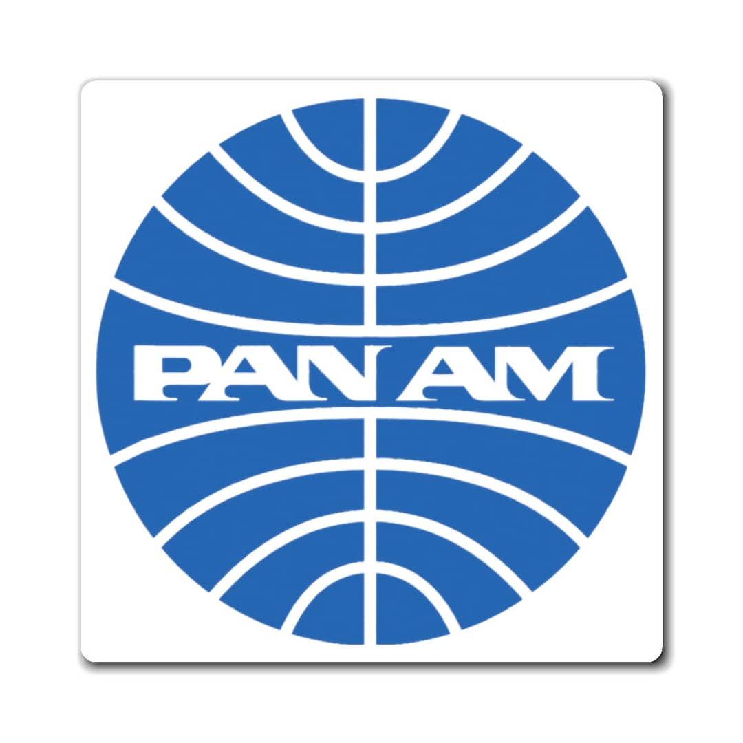 Pan Am Magnet Vintage Airline Logo Magnet Pan Am Retro Magnet Pan Am ...