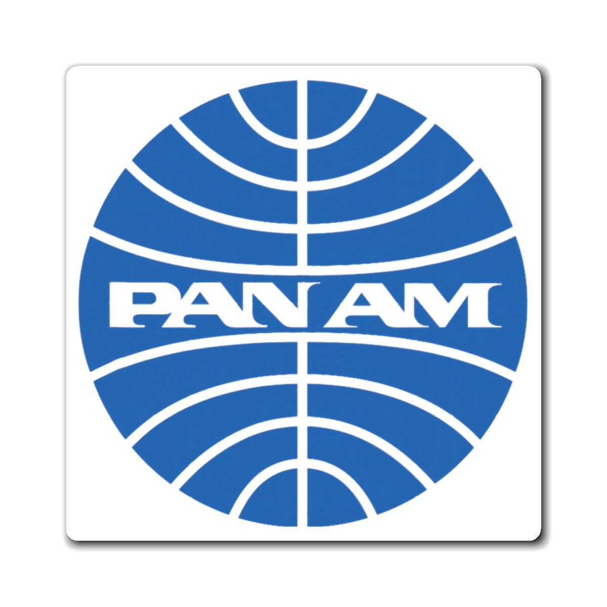 Pan Am Magnet Vintage Airline Logo Magnet Pan Am Retro Magnet Pan Am ...