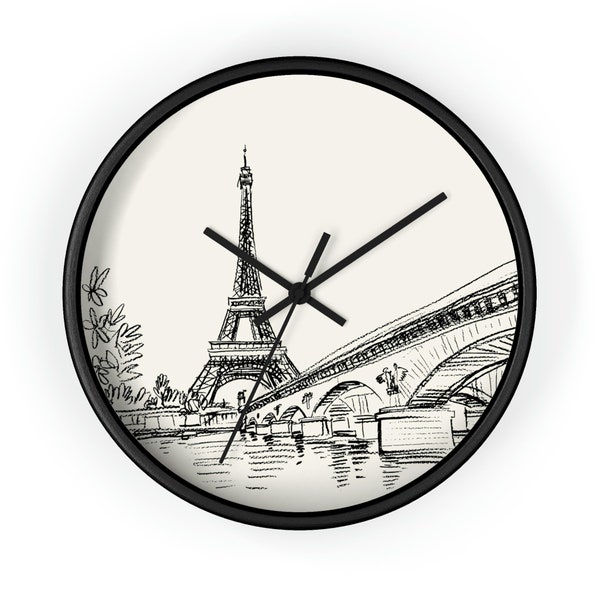 Paris Wall Clock - Etsy