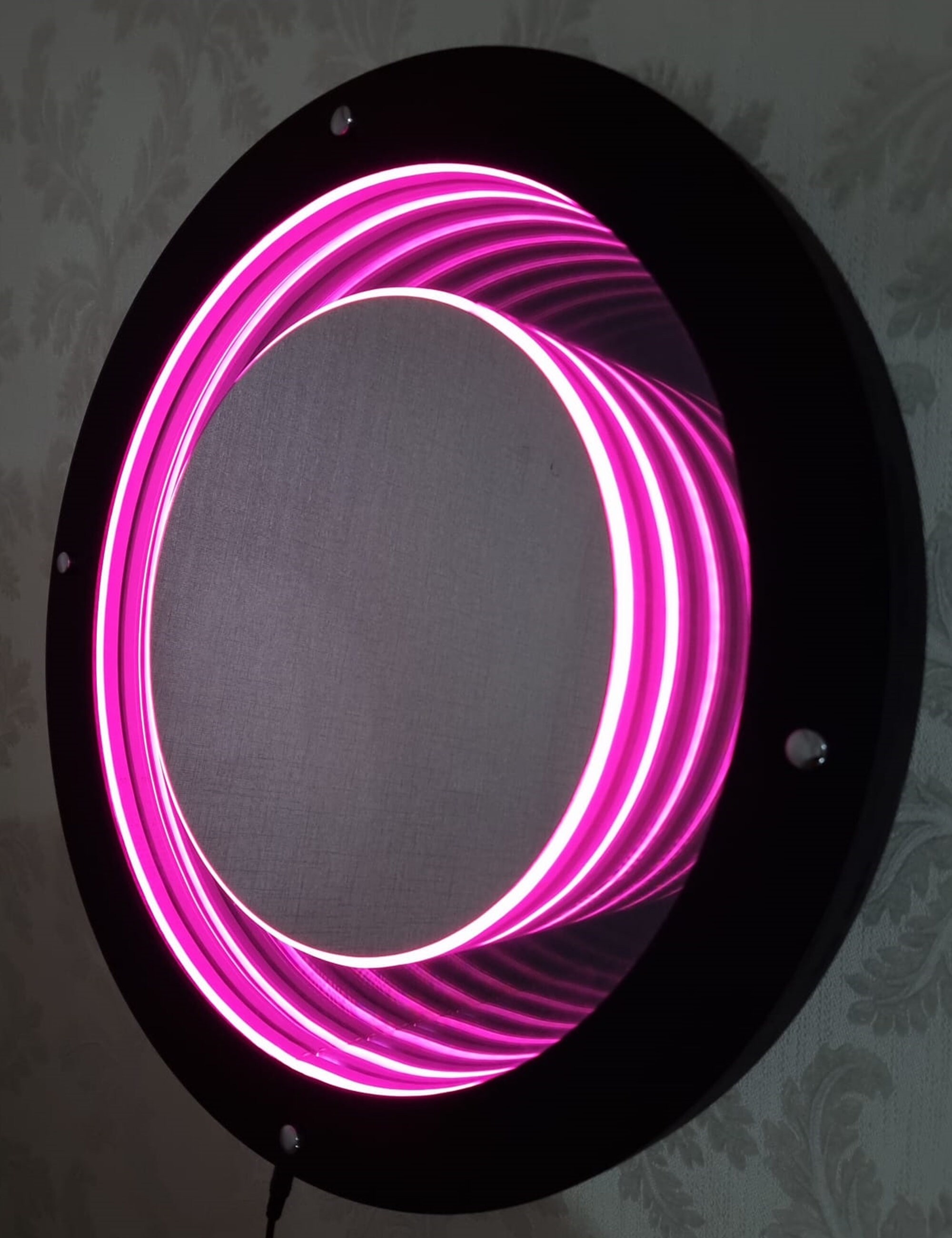 Rgb Mirror, Infinity Mirror,led Wall Lamp Mirror,wall Decor, Illusion ...