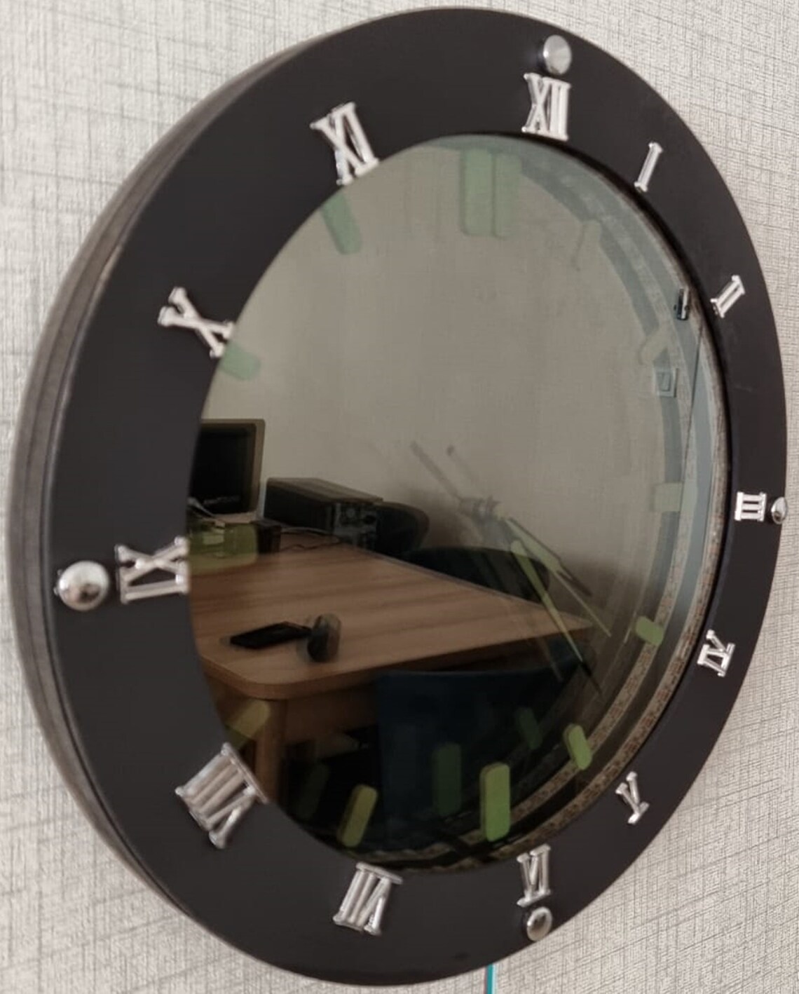 RGB Mirror Clock, Infinity Effect, Wall Clock, Led Clock, Analog Clock ...