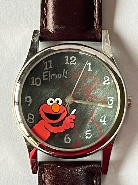 Sesame Street Elmo Character Wristwatch - Etsy