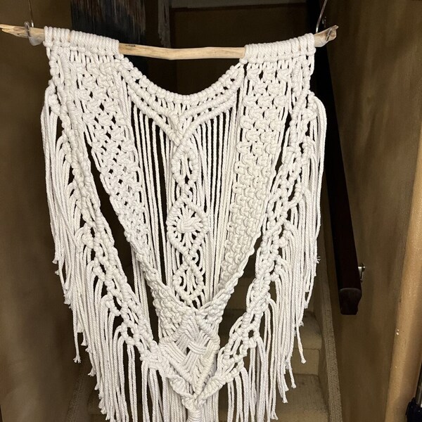 White Macrame - Etsy