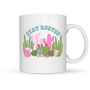 Trendy Stay Rooted PNG, Cactus PNG File, Teal & Pink Png, Retro Disco ...