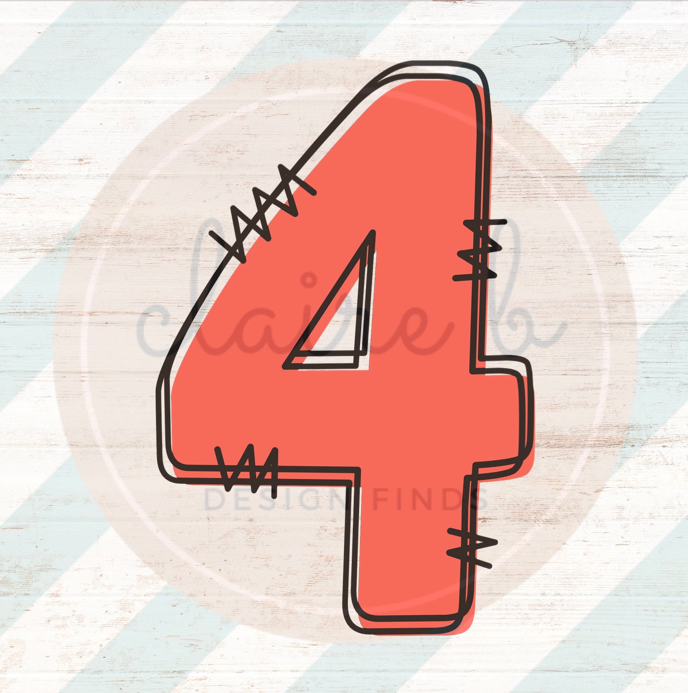Coral Poppies/solid Doodle Font Alphabet Numbers Set With 108 PNG ...