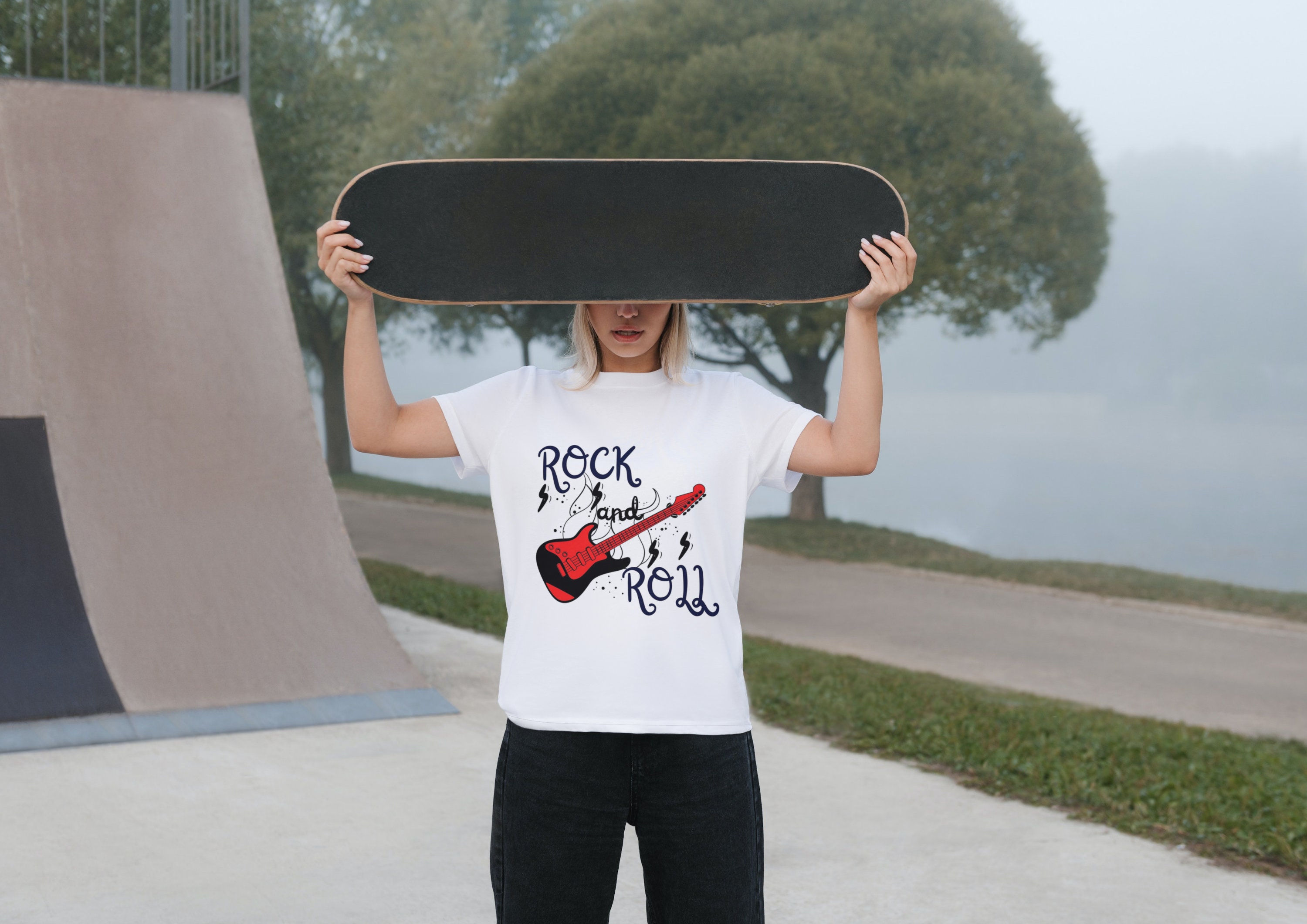 Rock and Roll T-shirt, SVG Tshirt Cricut, PNG Tshirts Cricut, Cut File ...