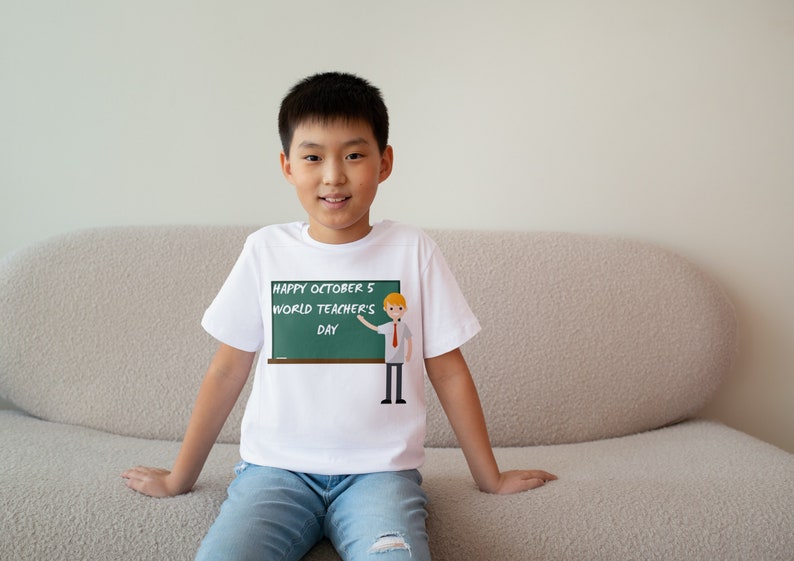 Happy October 5 World Teacher's Day, SVG Tshirt Cricut, PNG Tshirts ...