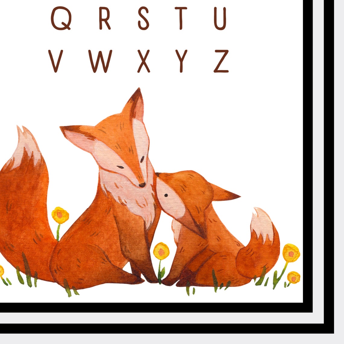 ABC Poster Alphabet Poster ABC Printable Homeschool - Etsy