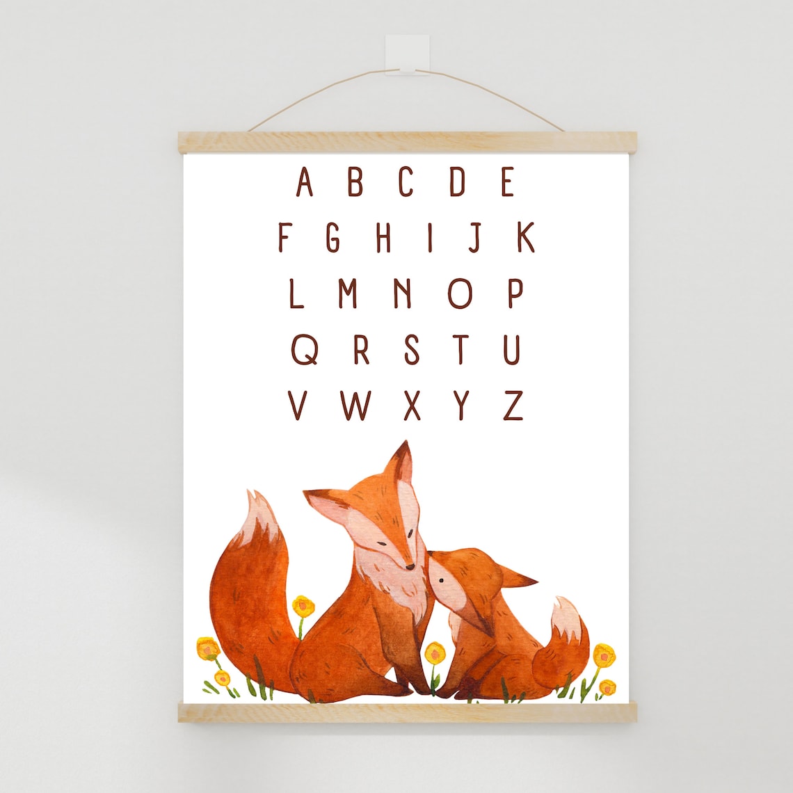 ABC Poster Alphabet Poster ABC Printable Homeschool - Etsy
