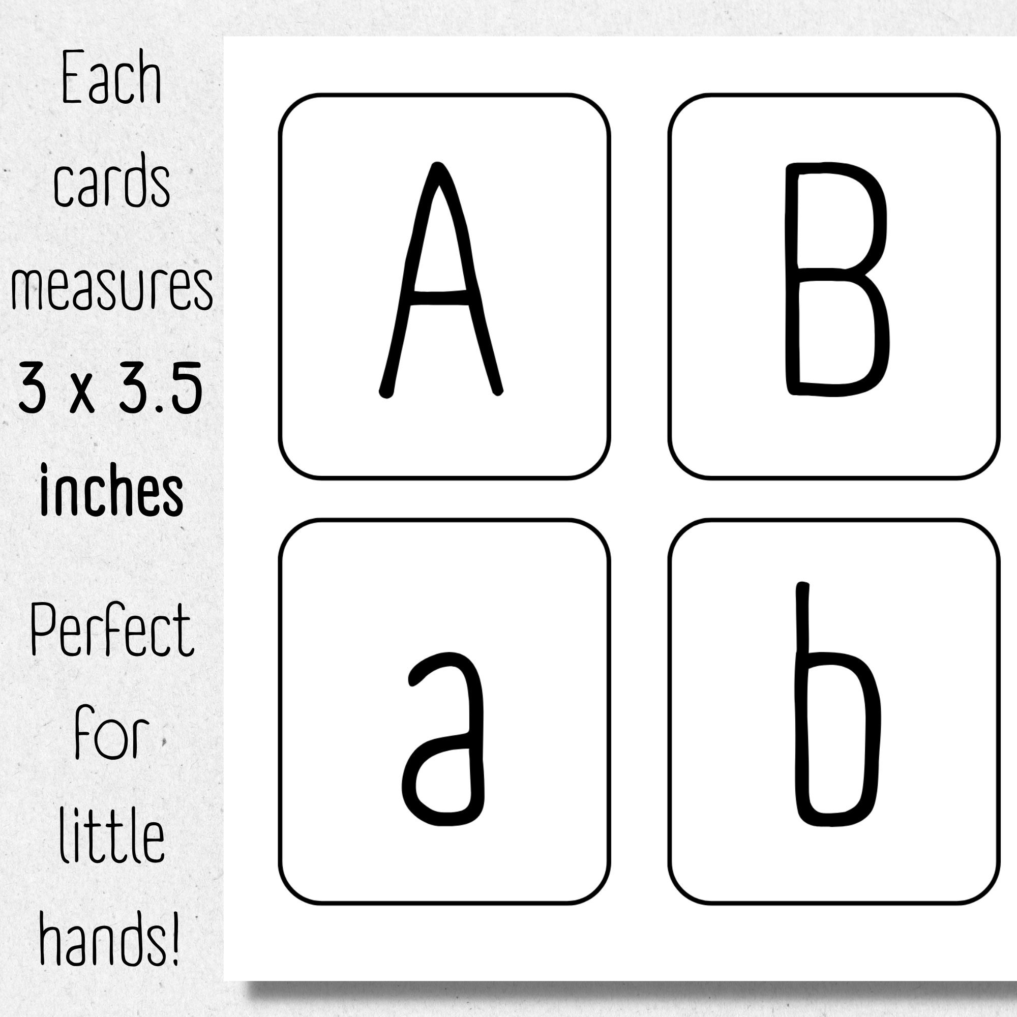 Alphabet Flash Cards | Simple Alphabet Flash Cards | Alphabet Flash ...